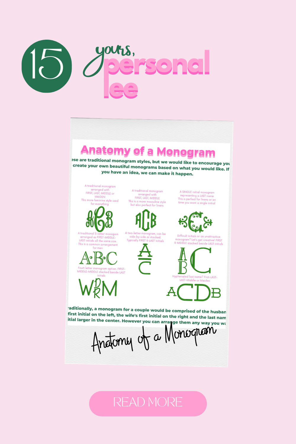 What is a Monogram? – Sea Salt & Co.
